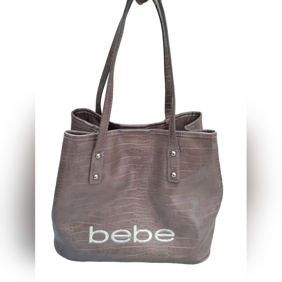 bebe | Bags | Bebe Fabiola 2 Piece Croco Tote | Poshmark